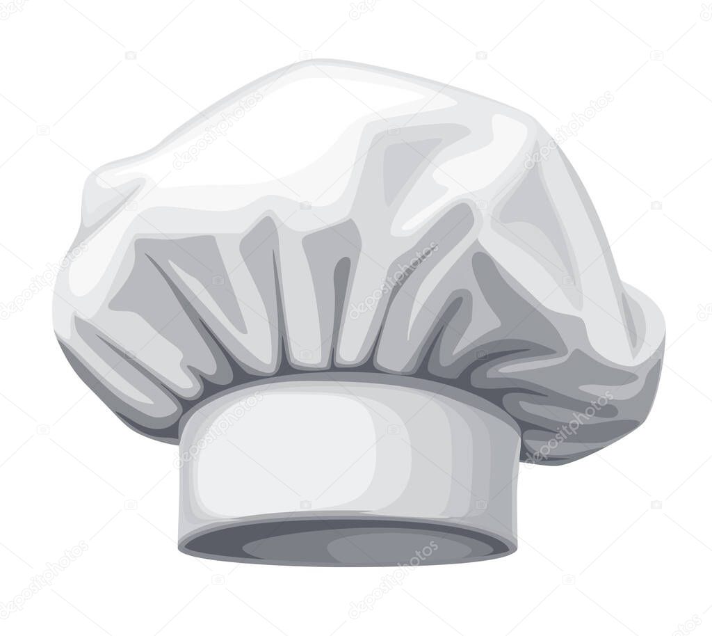 Sombrero Chef Ilustración Vectorial Aislada Sobre Fondo Blanco Eps10 ...