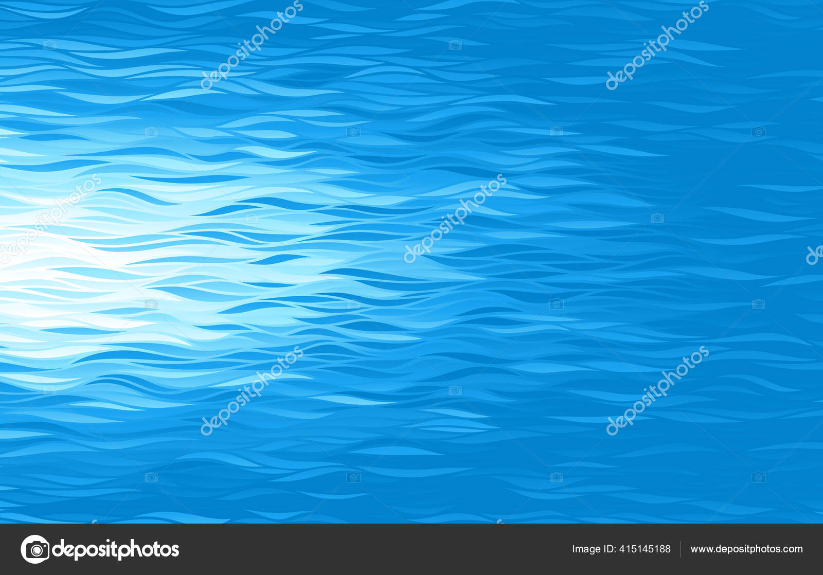 Blue Waves Background Eps8 Rgb Global Colors Stock Vector by ...