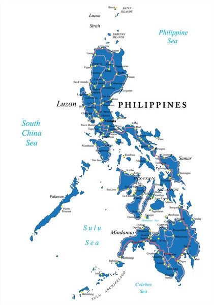 Simple Philippines Map
