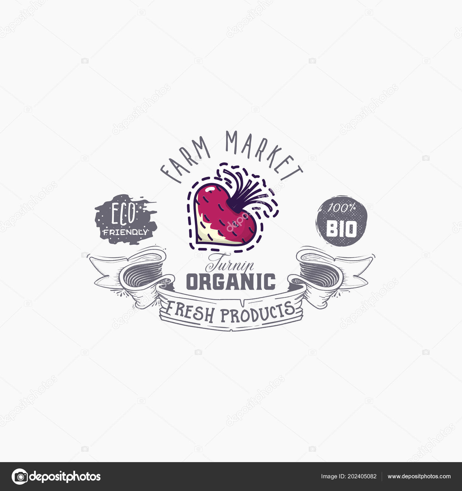 Turnip word on background illustration. Fruit web element, Isolated ...