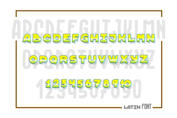 Font for illustrations and flyers, handmade, two sets high and low ...