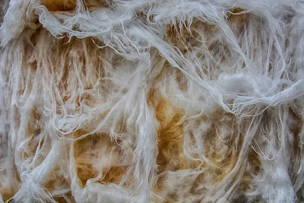 Mineral wool or Glass wool texture. Fiber thermal insulation for houses ...