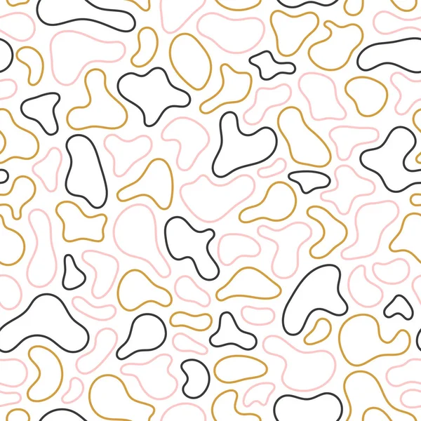 Fluid, liquid flow shapes pattern. Geometric Seamless pattern. Abstract ...