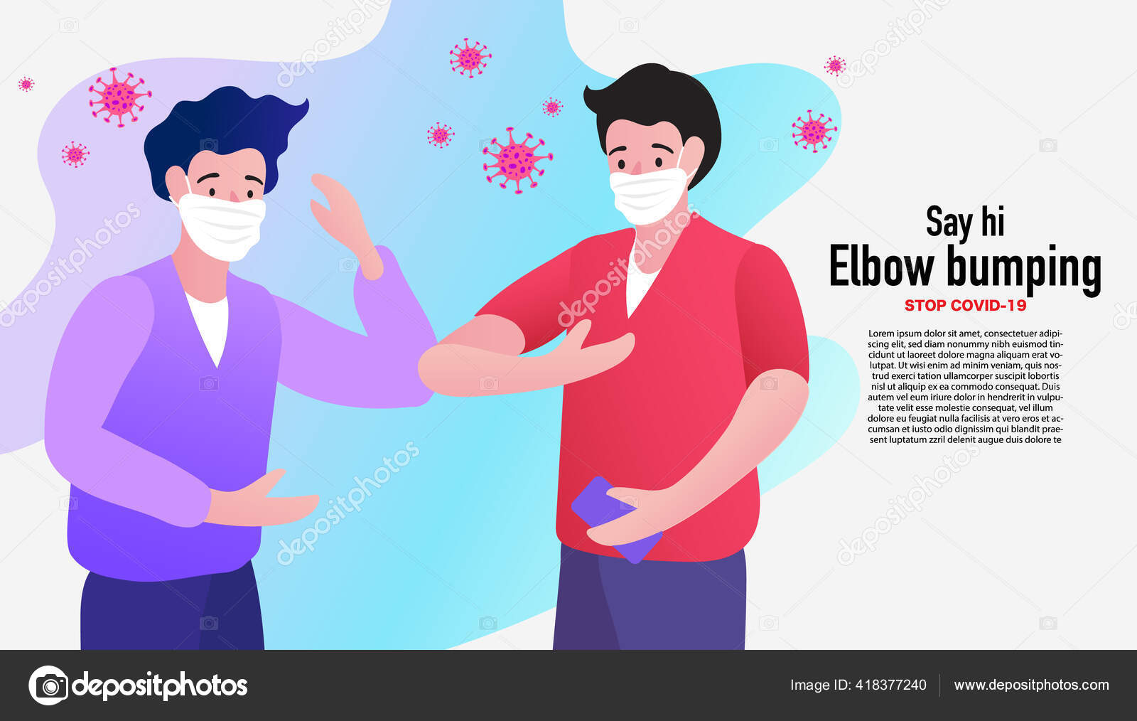 Two People Saying Hi