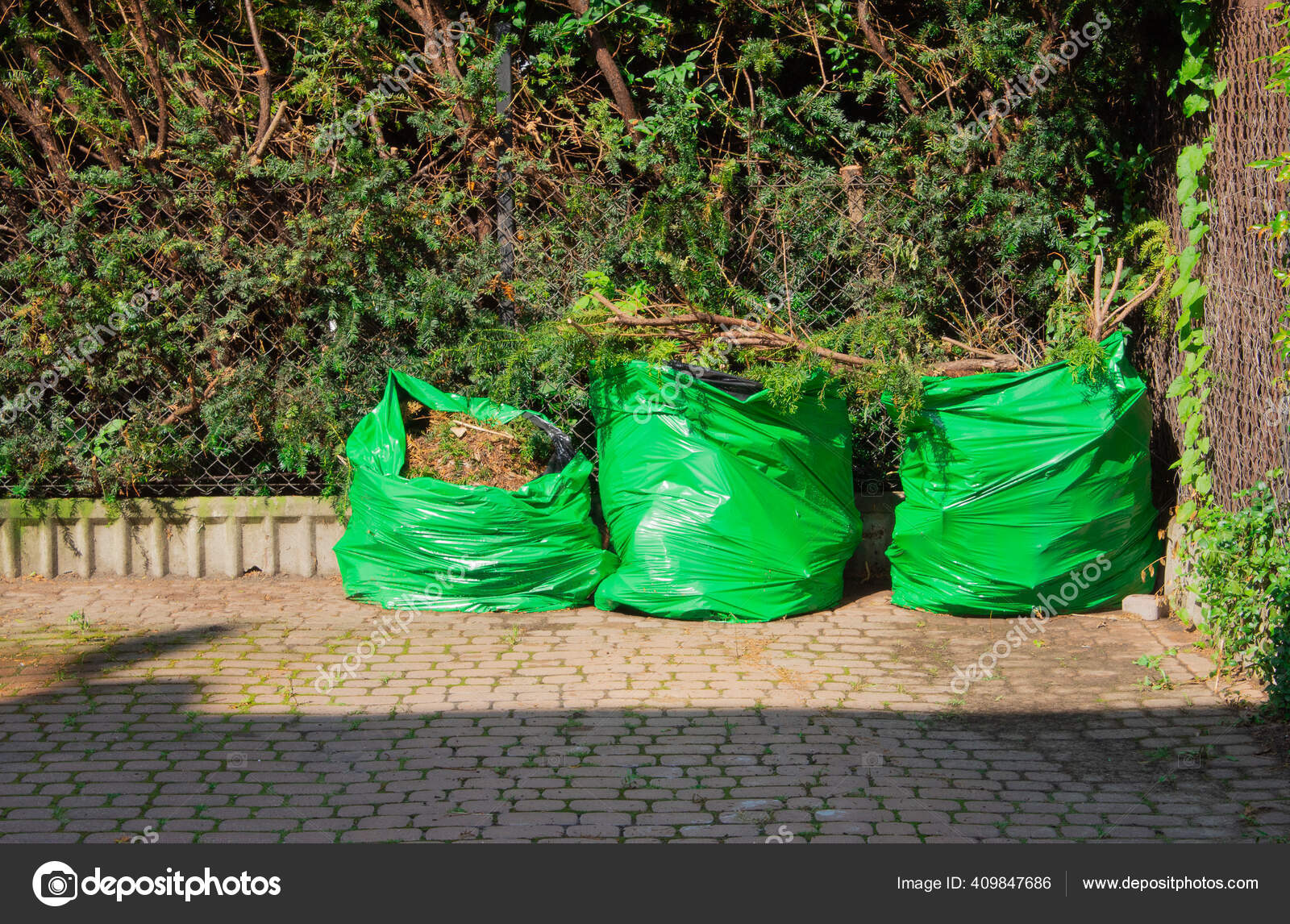 Three Trash Bags Garbage Garbage Sorting Stock Photo by ©kravaivan.11 ...