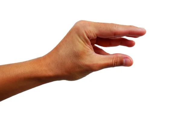 Asian Man Hand Reaching Grab Something — Stock Photo © Masteronline2021 ...