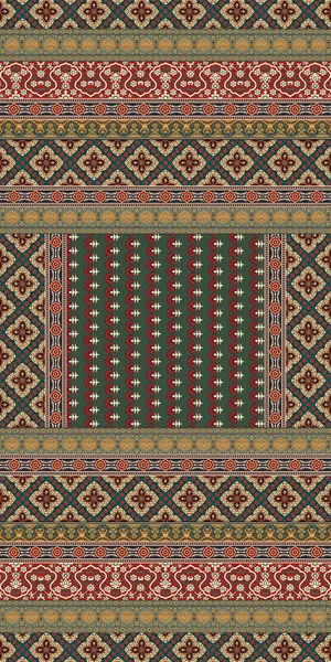 Digital Textile Design Kruti Flowers Pattern — Stock Photo © zain45910 ...