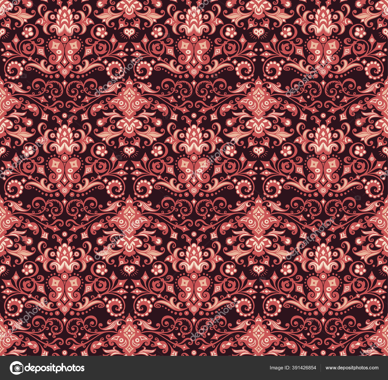 Vector Abstract Seamless Pattern Stock Vector By ©ktvector 391426854