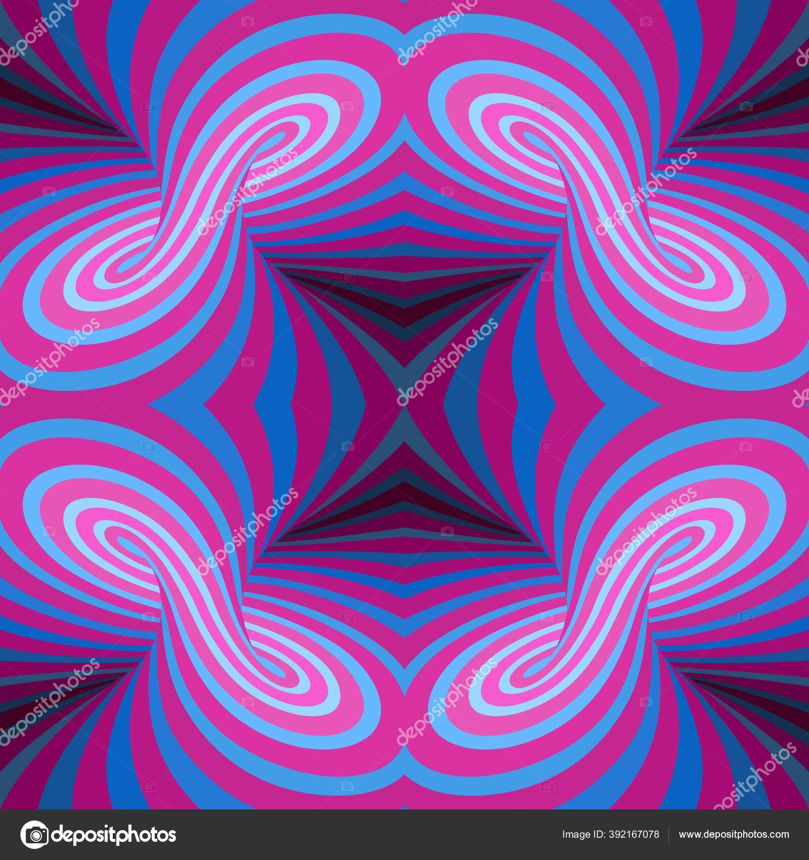 Waves background with distortion effect. Stock Vector Image by ...