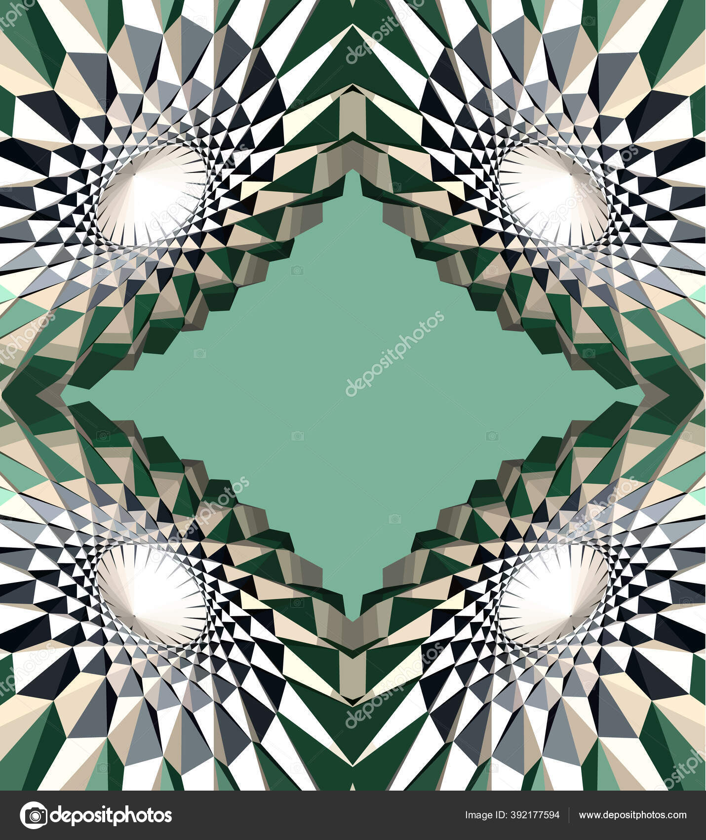 Abstract geometric optical illusion figure Stock Vector by ©KTVector ...