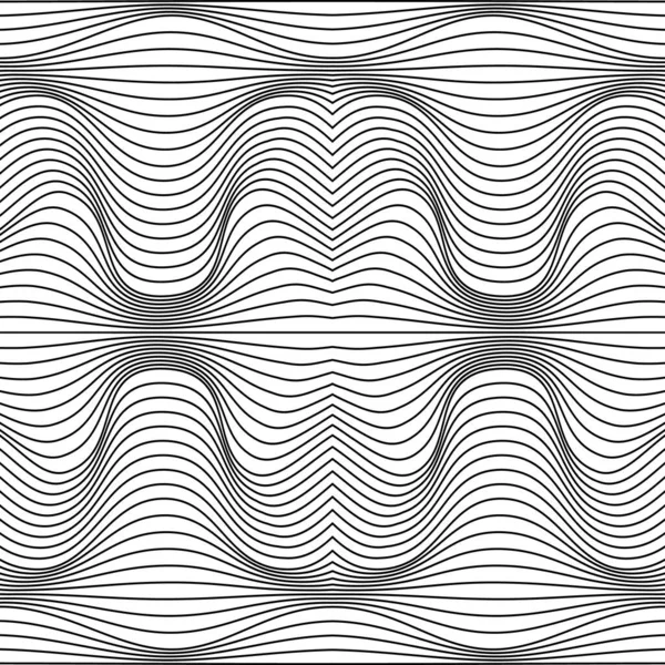 Vector Abstract Lines Pattern Waves Background Stock Vector By