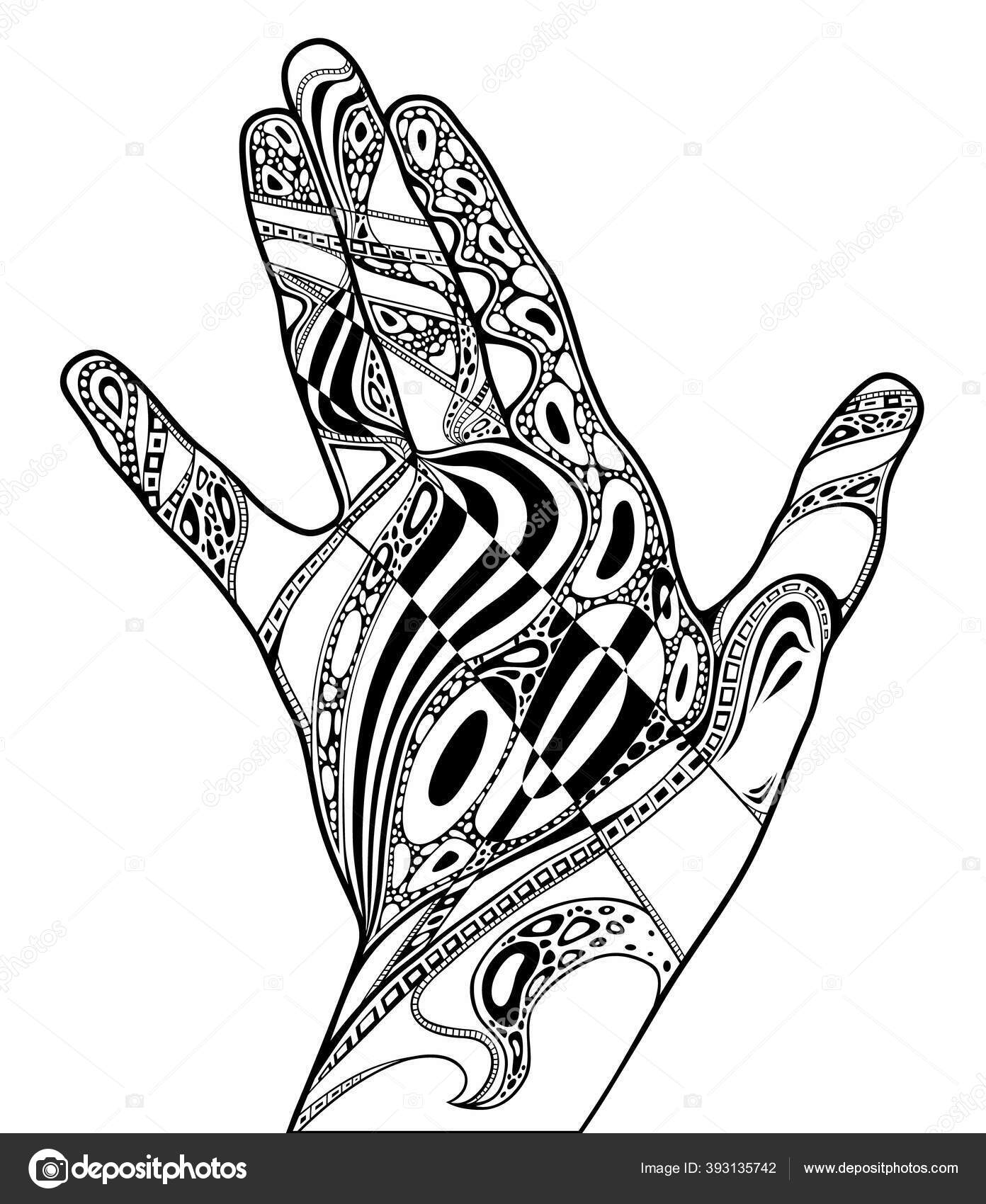 Dessins à La Main En Contour Doodle Baguette Illustration Bundle SVG