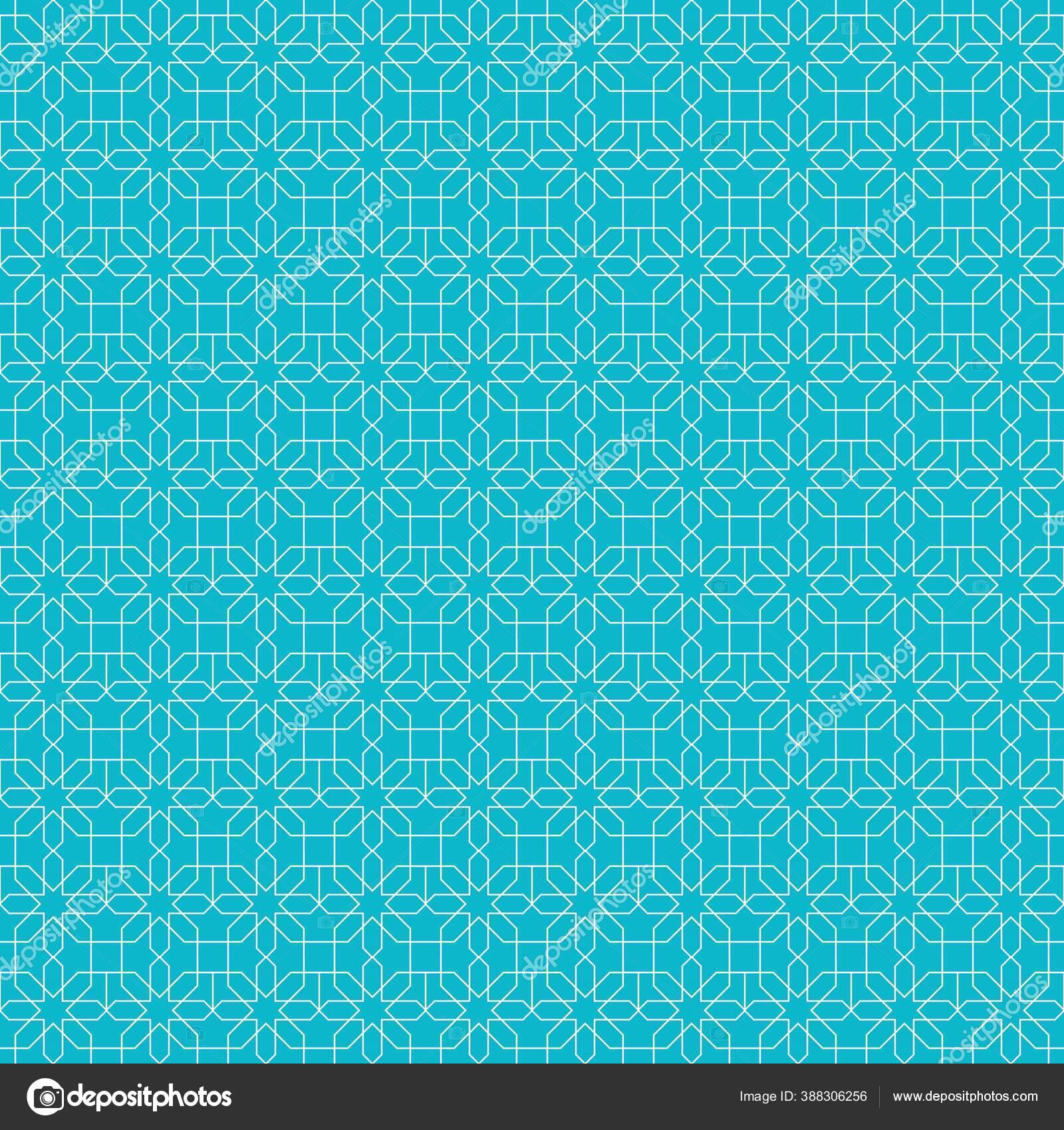 Simple Islamic Geometric Seamless Pattern Background Wallpaper Stock ...
