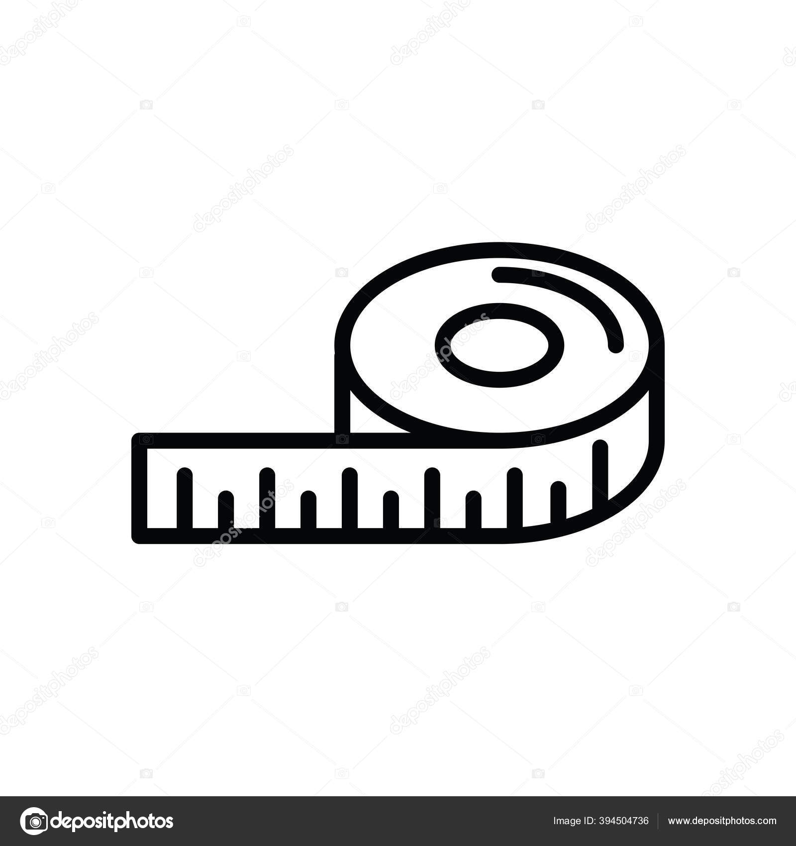 Illustration Vector Graphic Measurement Ruler Icon Fit Distance ...