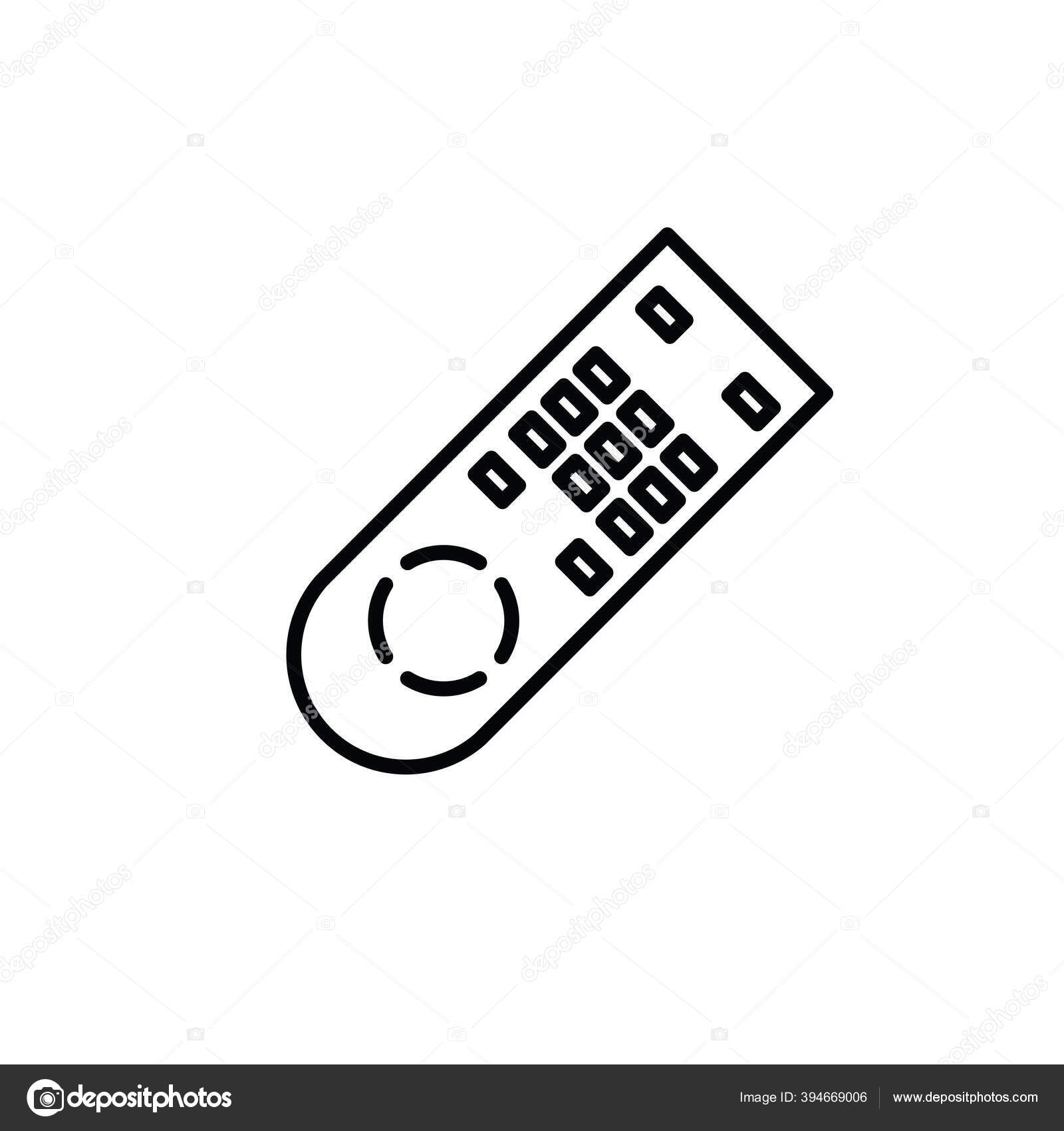 Illustration Vector Graphic Remote Control Icon Fit Television Player ...