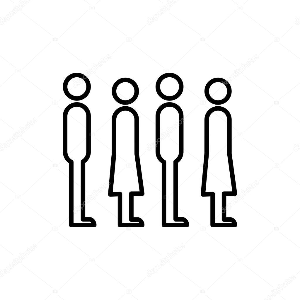 Ilustración Gráfico vectorial de plantilla de icono de cola 2023