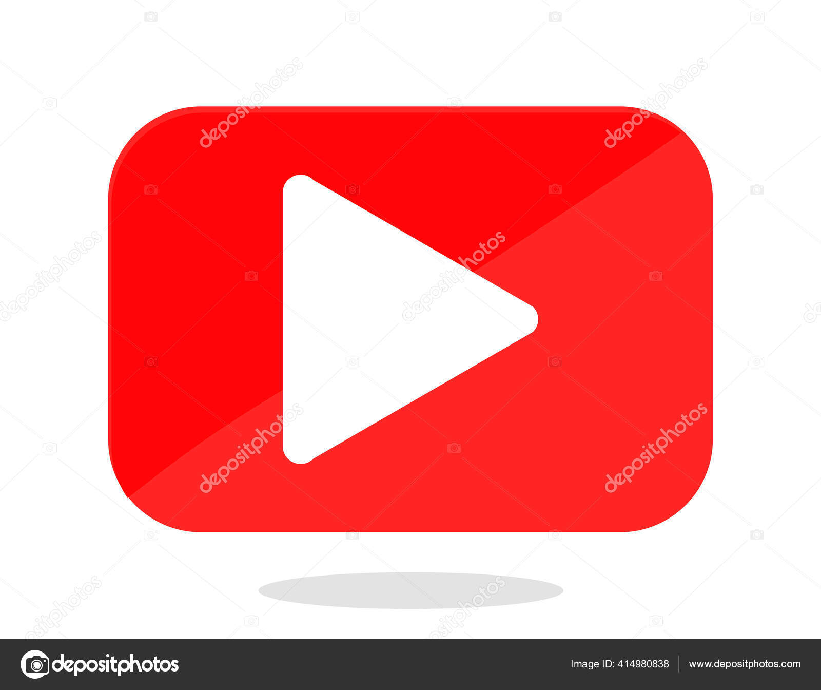 Official Youtube Icon Flat