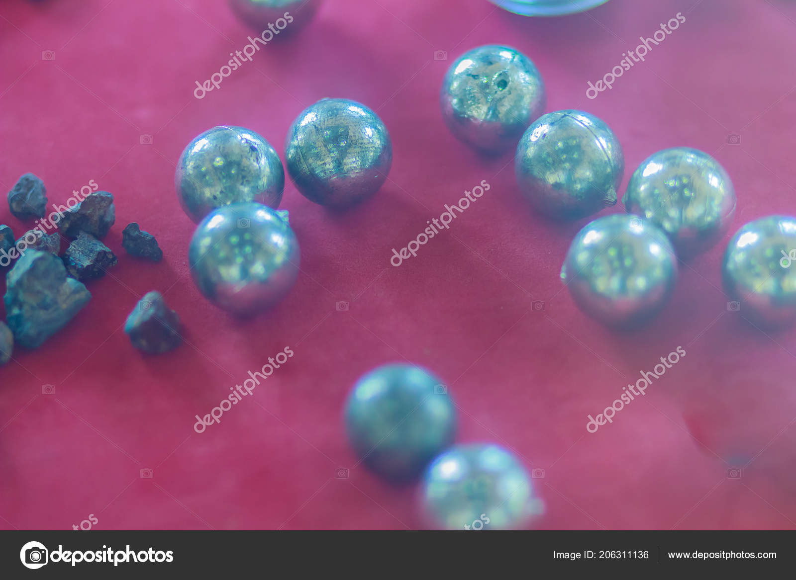 Granulated Pure Tin Melting Tin Mining Process Stock Photo by ©kampwit ...