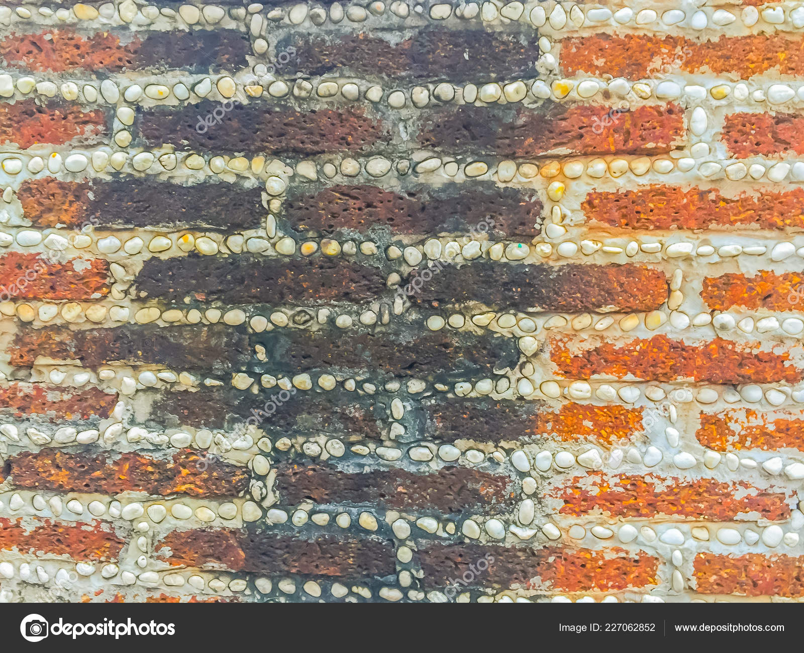 Laterite Stone Block Gravel Dash Pattern Boundary Fence Wall Laterite ...