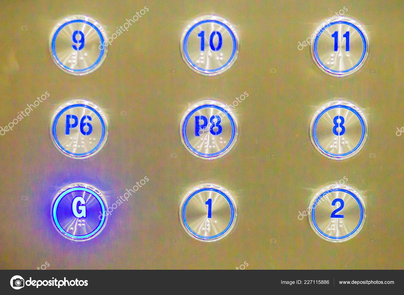 Elevator Floor Buttons