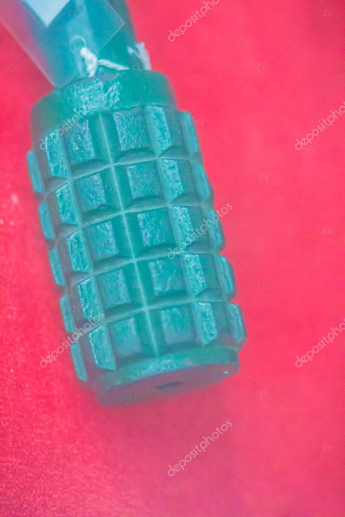 Antigua bomba antiaérea soviética POMZ-2, una mina de fragmentación ...