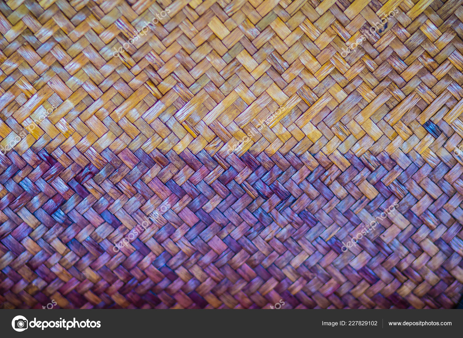 Woven Rattan Pattern Background Texture Rattan Handicraft Detail Stock ...