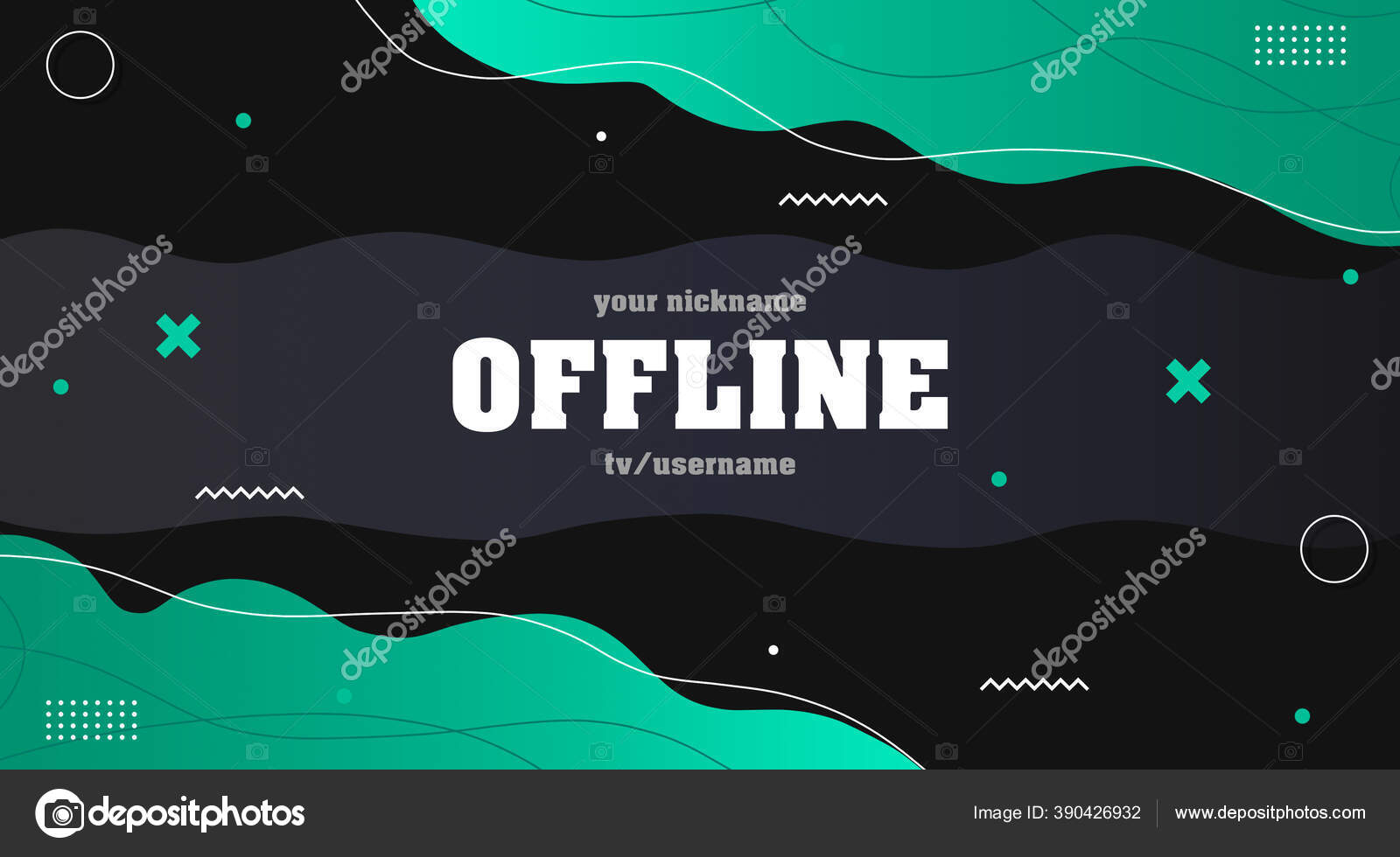 Twitch Streaming Offline Screen Template Speedart Youtube Twitch