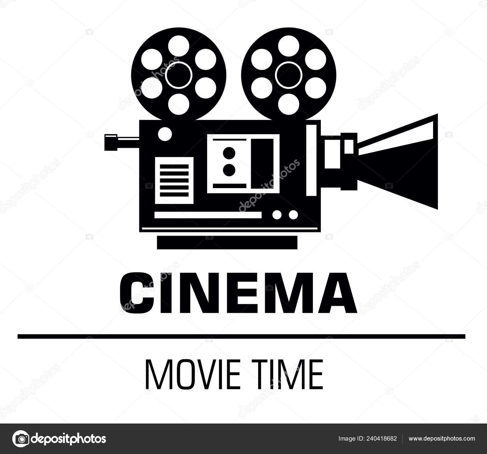 Movie Time Logo White Background — Stock Photo © liudo4ka_7 #240418682
