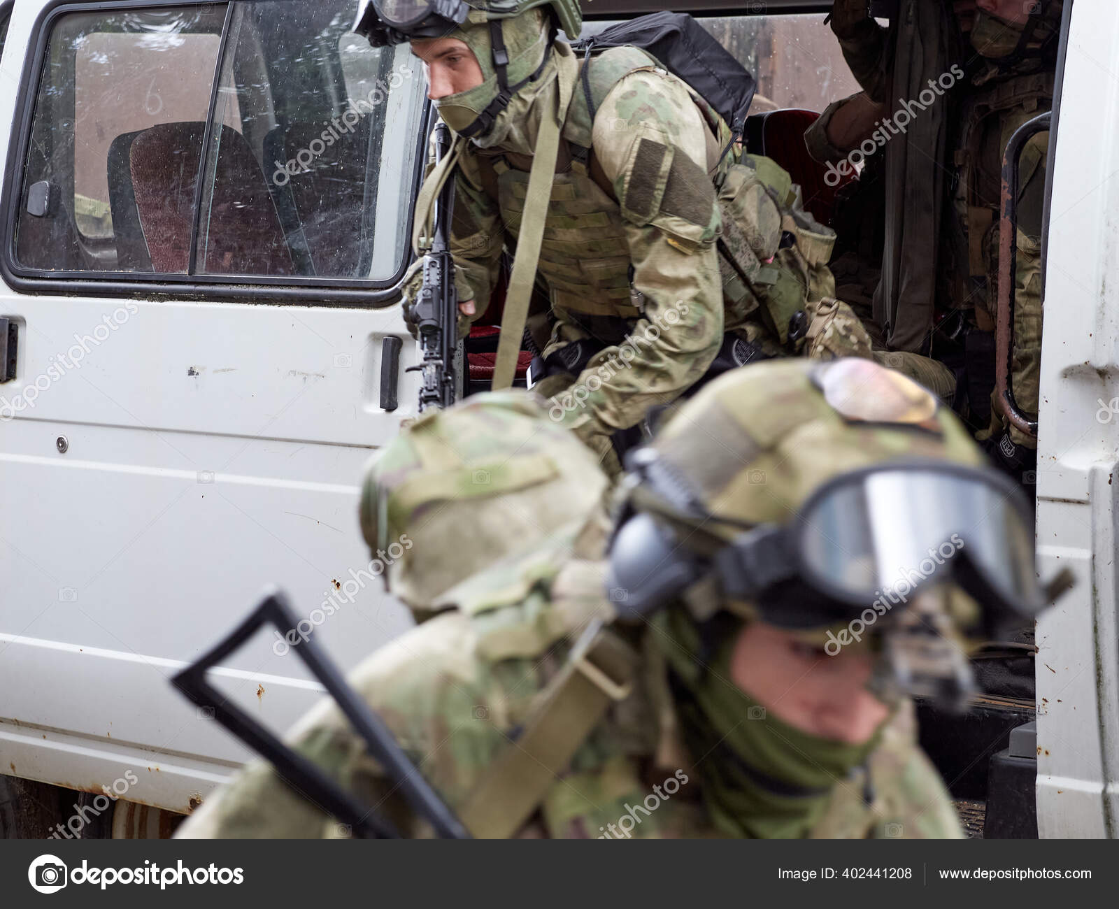 Special Forces Soldiers Attack — Stock Photo © UCKAHDEP #402441208