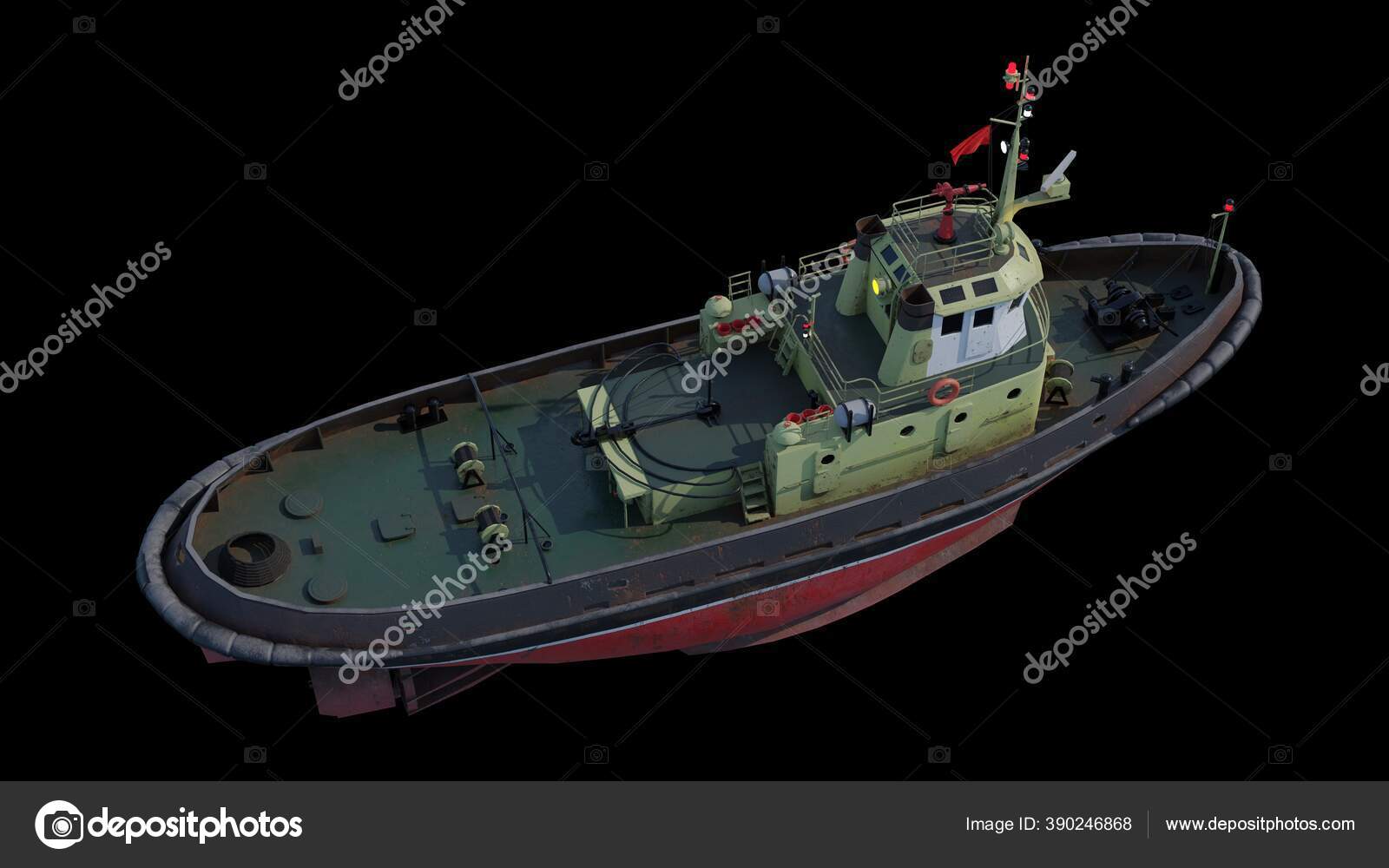 Render Tugboat Project 498 498 — Stock Photo © mixafantast #390246868