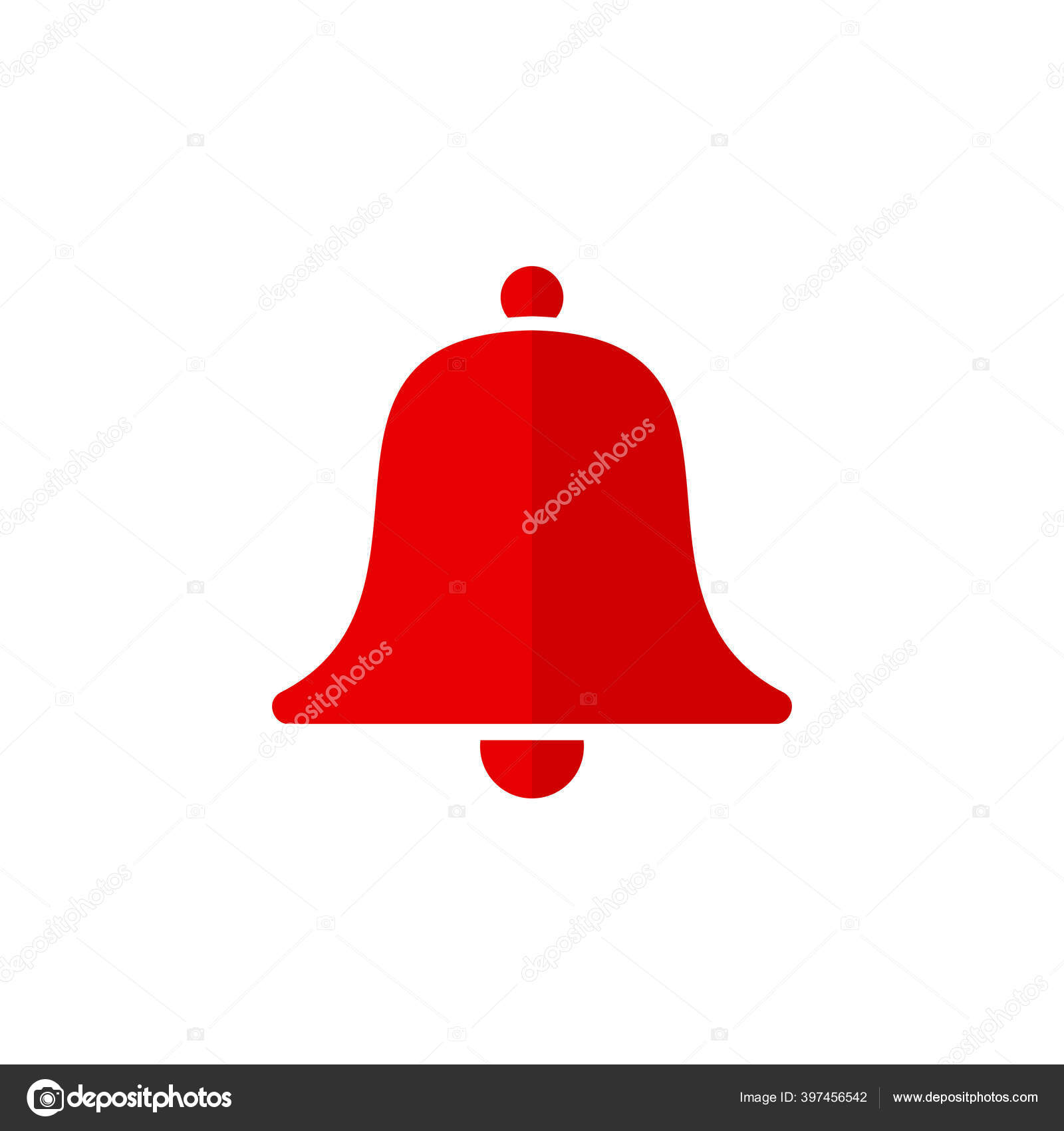 Bell Bell Icon Bell Simgesi Tasarımı Bell Vektörü Bell Button Stock ...