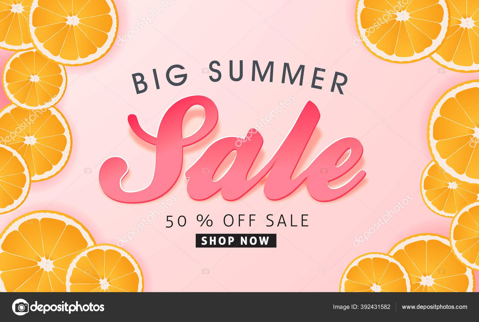 Summer Sale Banner Background Design Stock Vector by ©Bokmok 392431582
