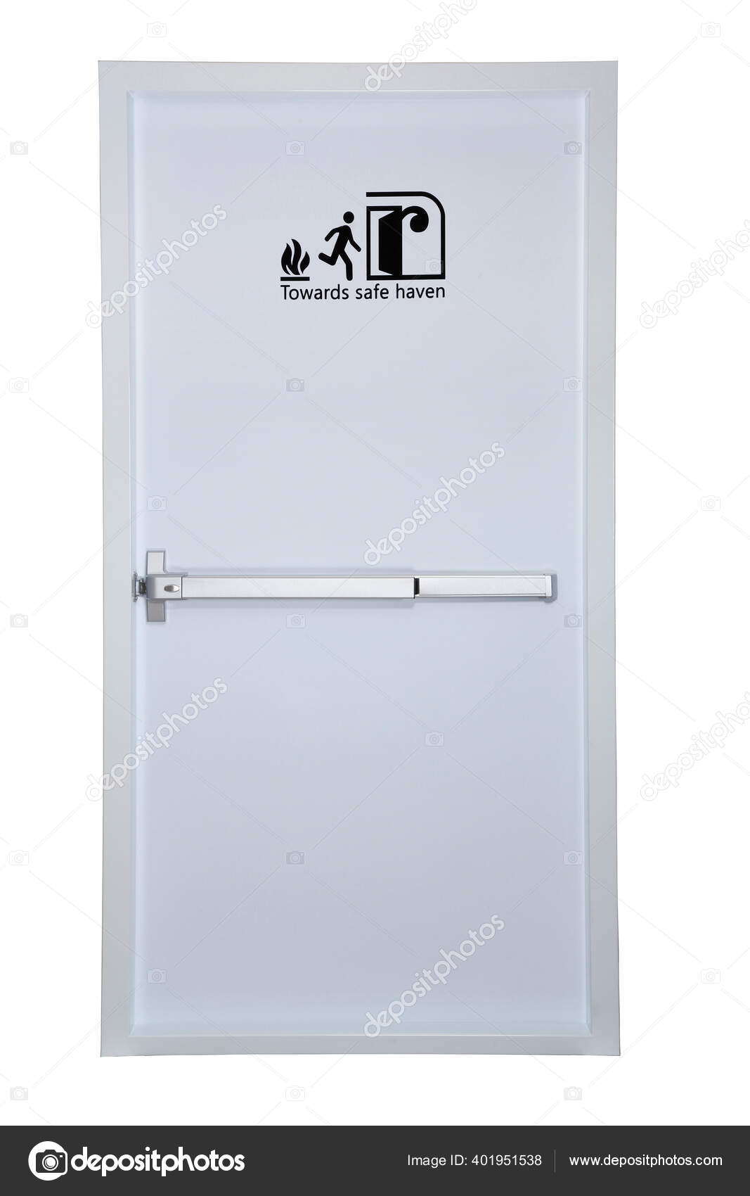 Emergency Exit Door White Background Stock Photo by ©tohid.hashemkhani ...