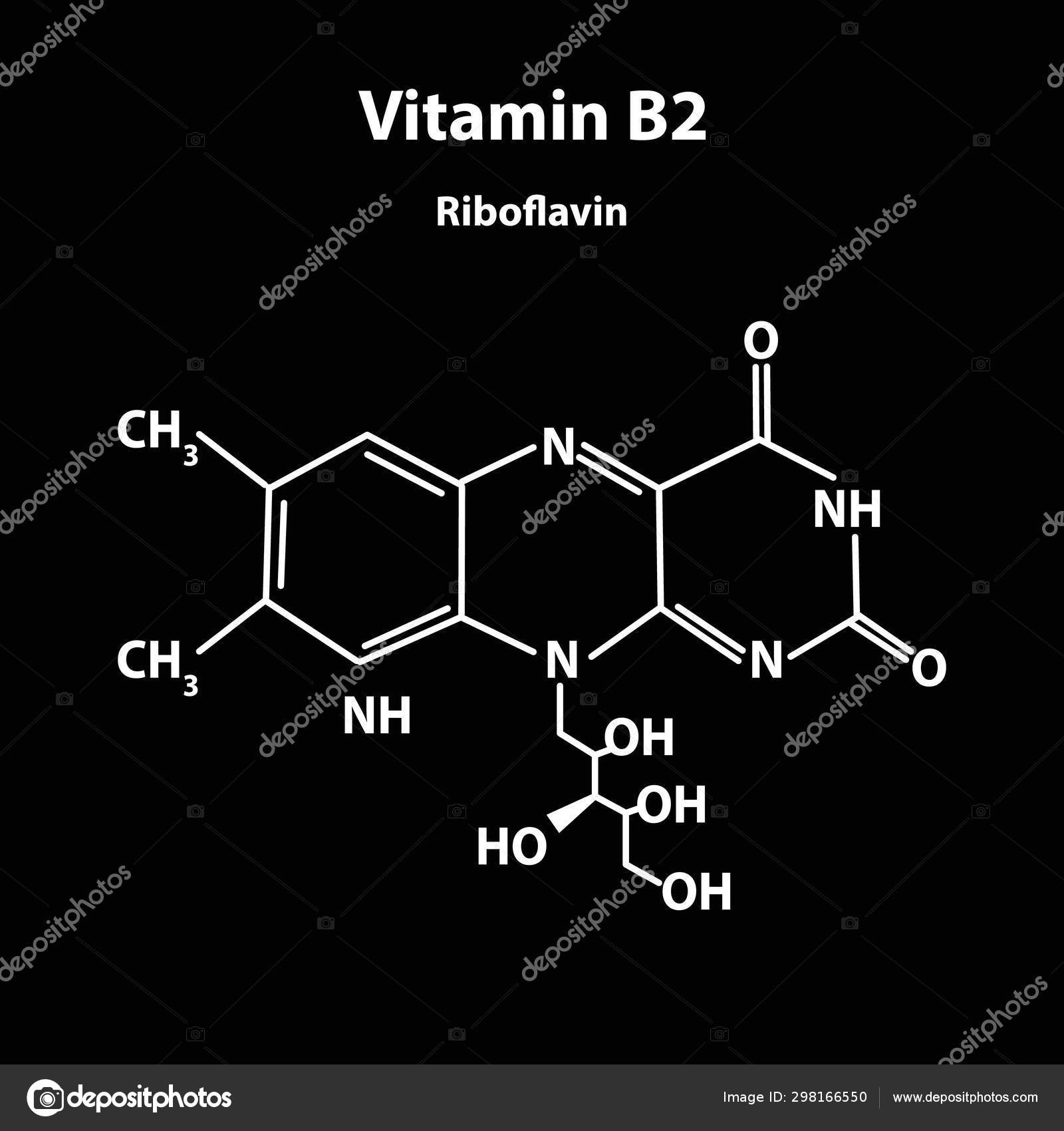 Vitamin B2 Structure