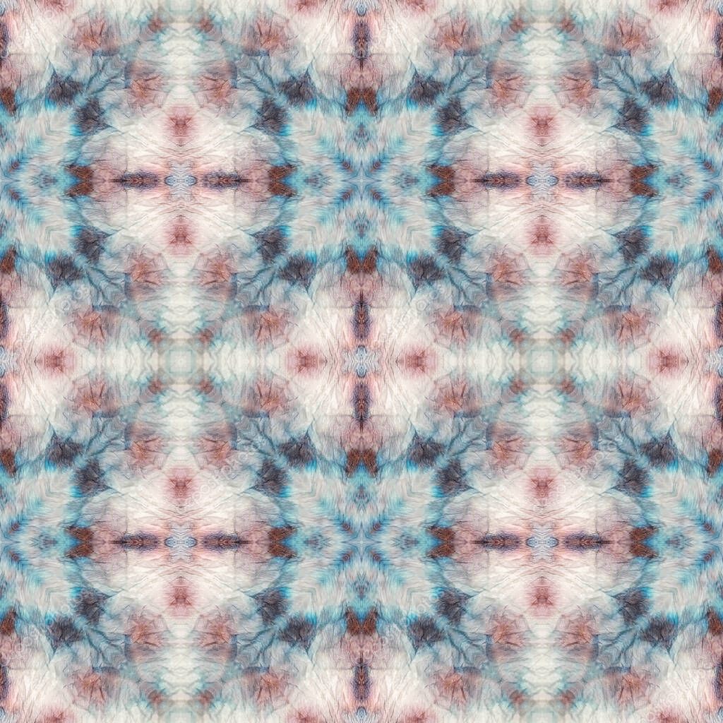 Patrón de verano del arco iris. Ilustración étnica natural colorida ...