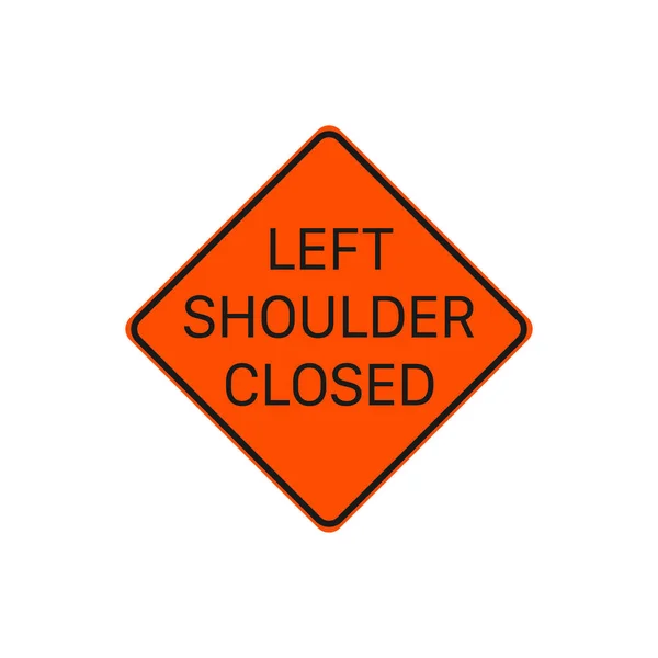 Left Lane Ahead Sign Vector Road Sign Symbol Modern Simple Stock Vector ...