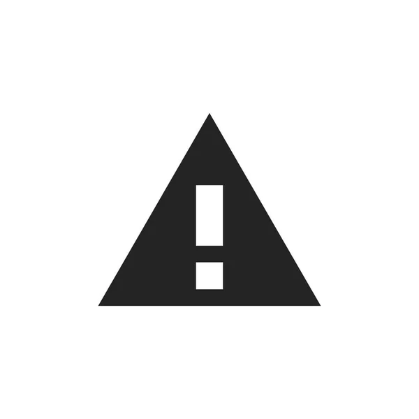 Caution Sign Yellow Triangle Warning Symbol Simple Flat Vector Icon ...