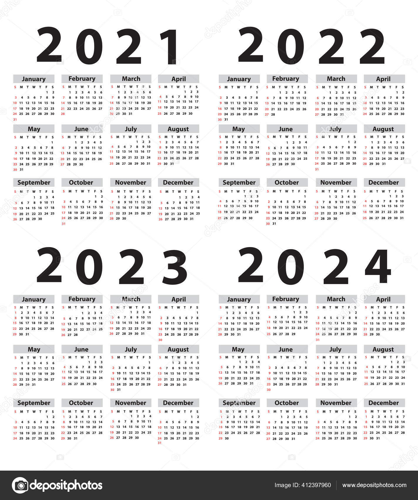 Calendar For 2022 2023 2024