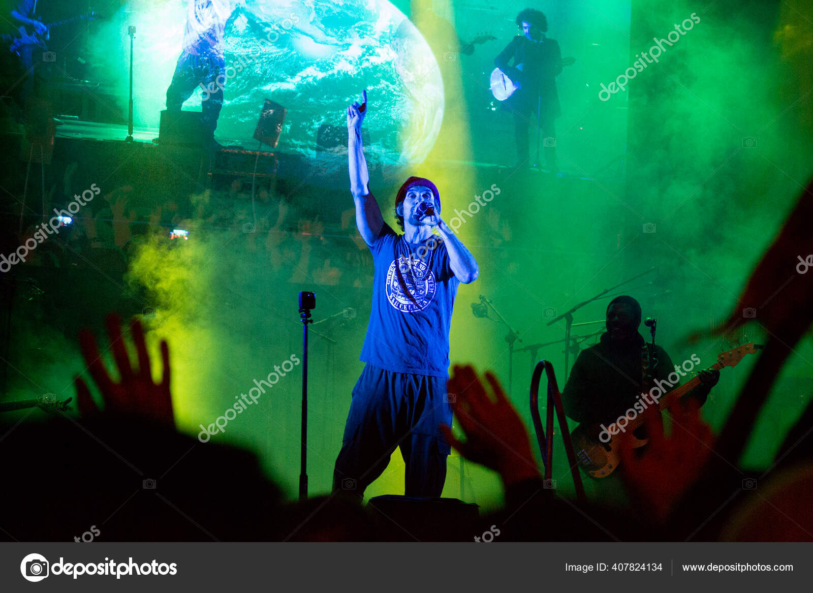 Madrid Spain December 2019 Demonstration March Climate Singer Daniel ...