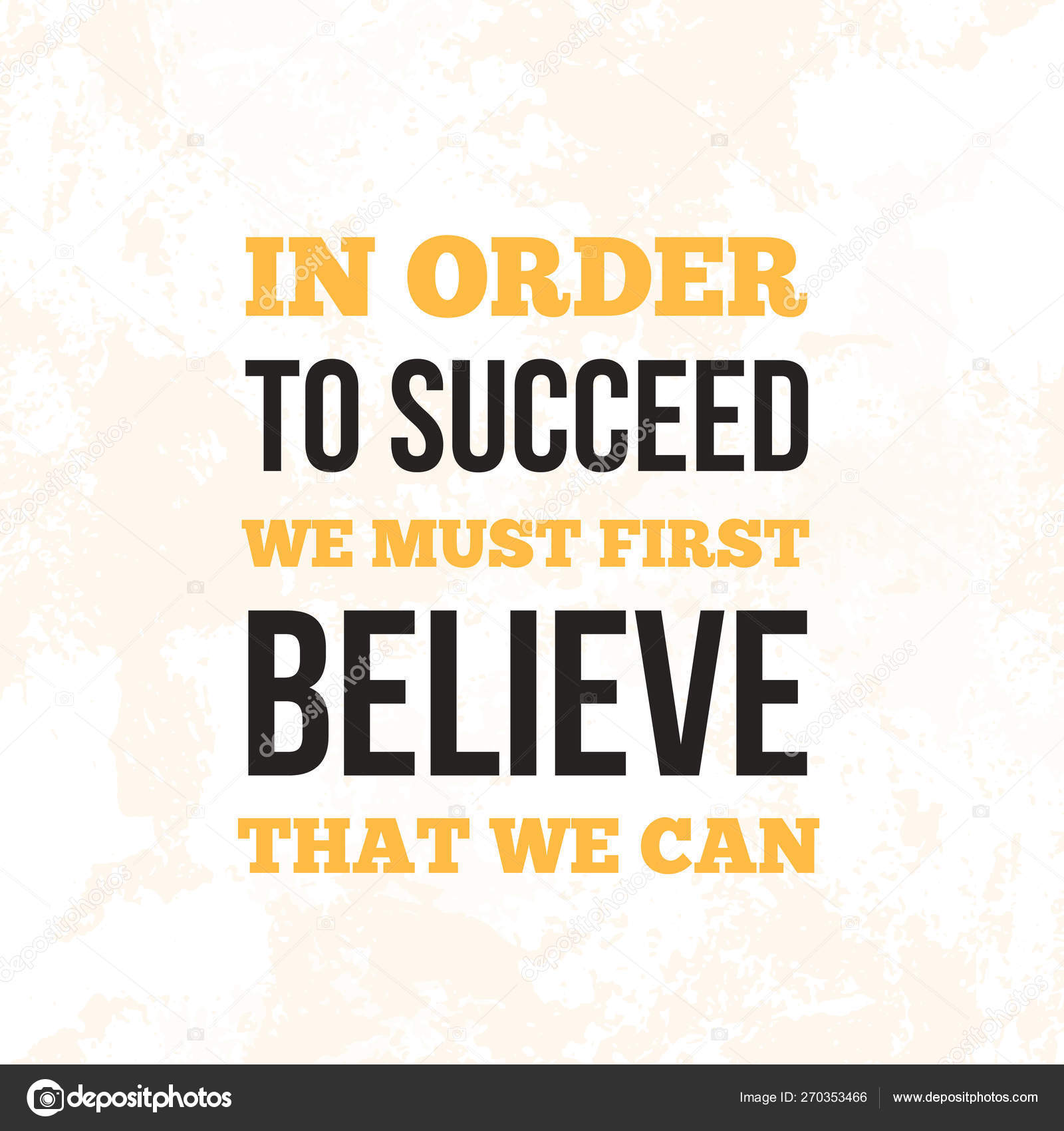 Success poster, motivation design, wall art on light background ...