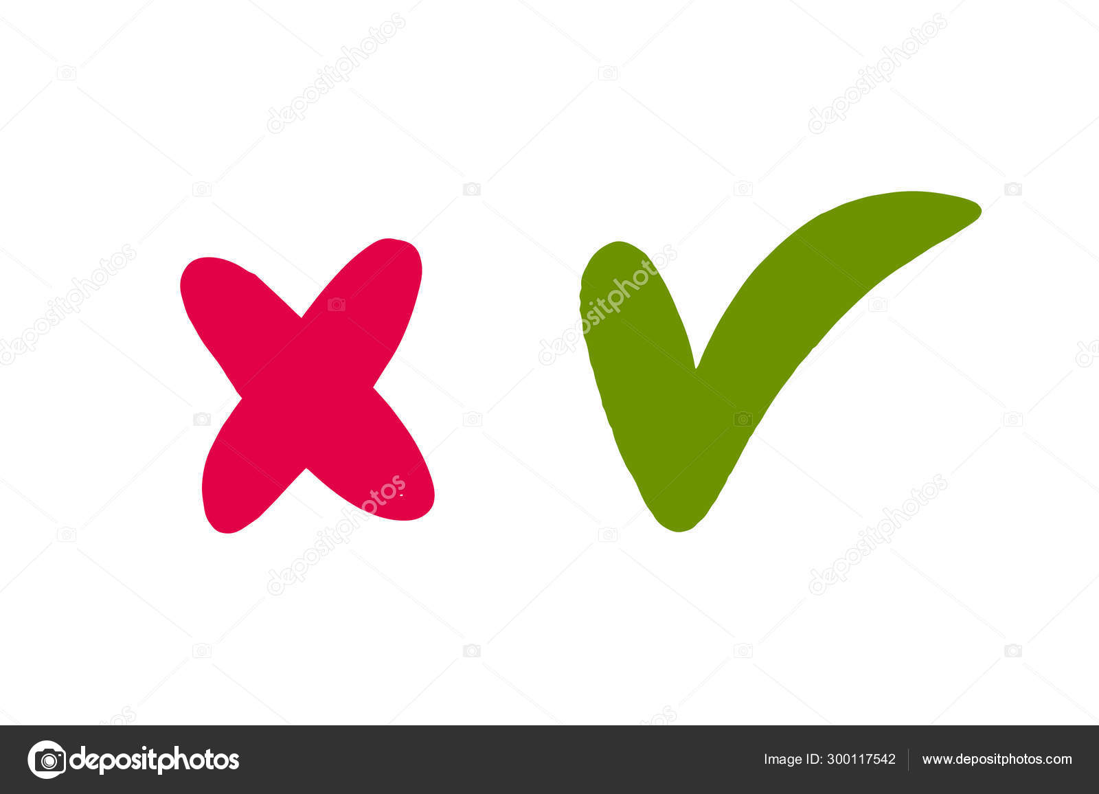 Right And Wrong Symbols