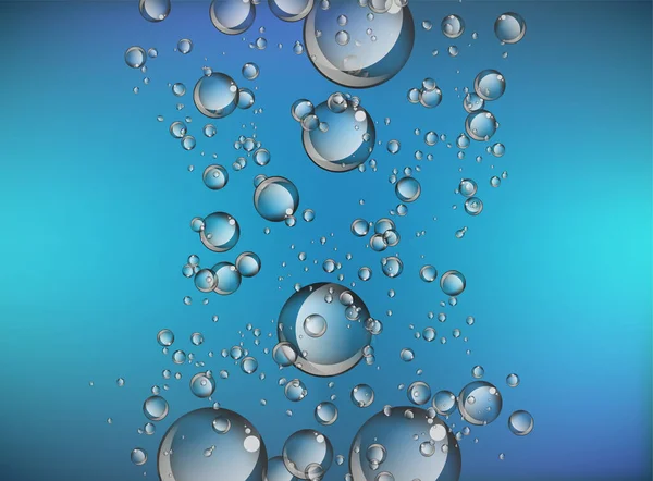 Water Bubble Rising Clear Background Vector Illustration Stock Vector ...