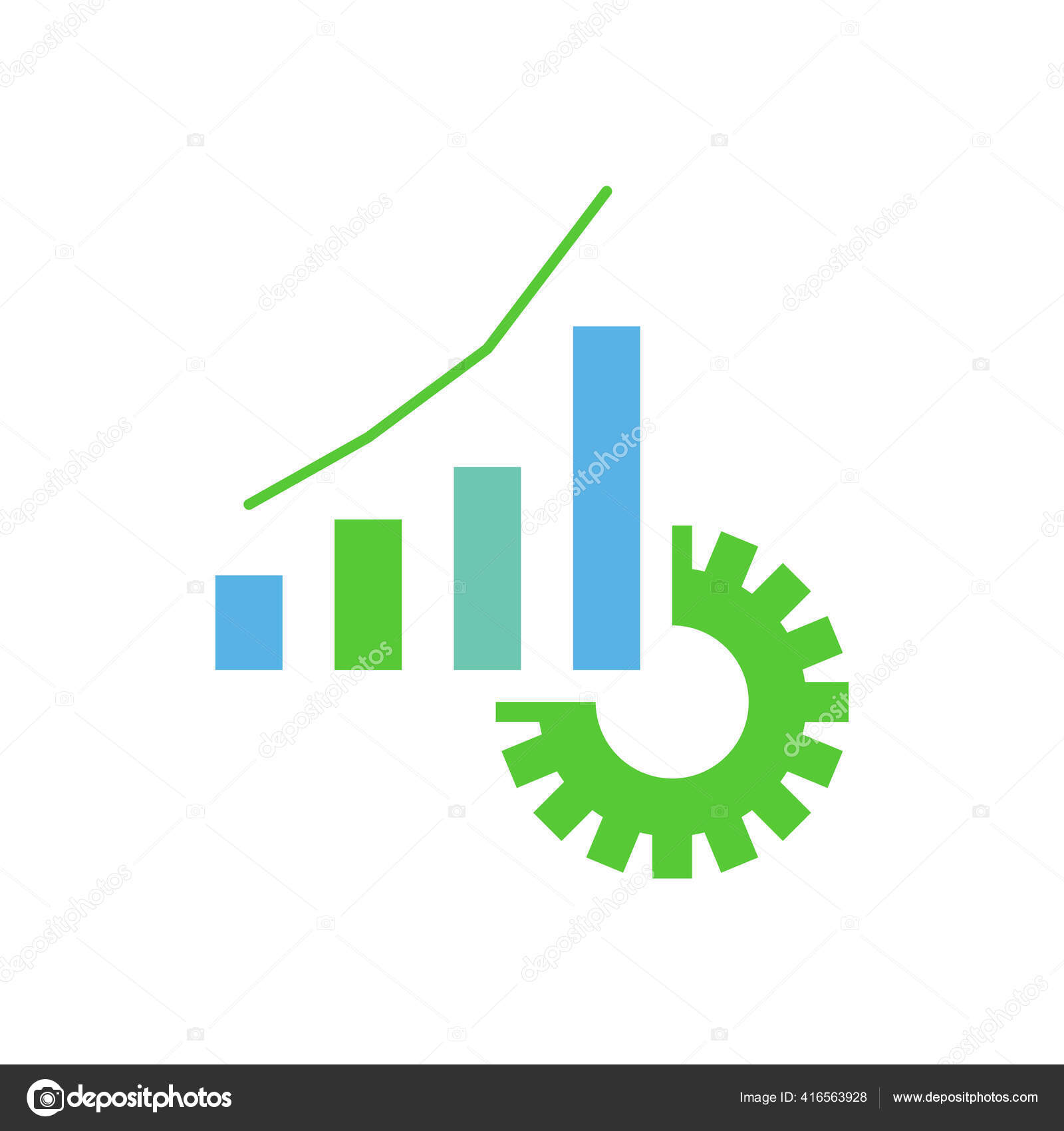 Excelencia Operativa Vector Diseño Logo Plantilla Vector de Stock de ©M ...