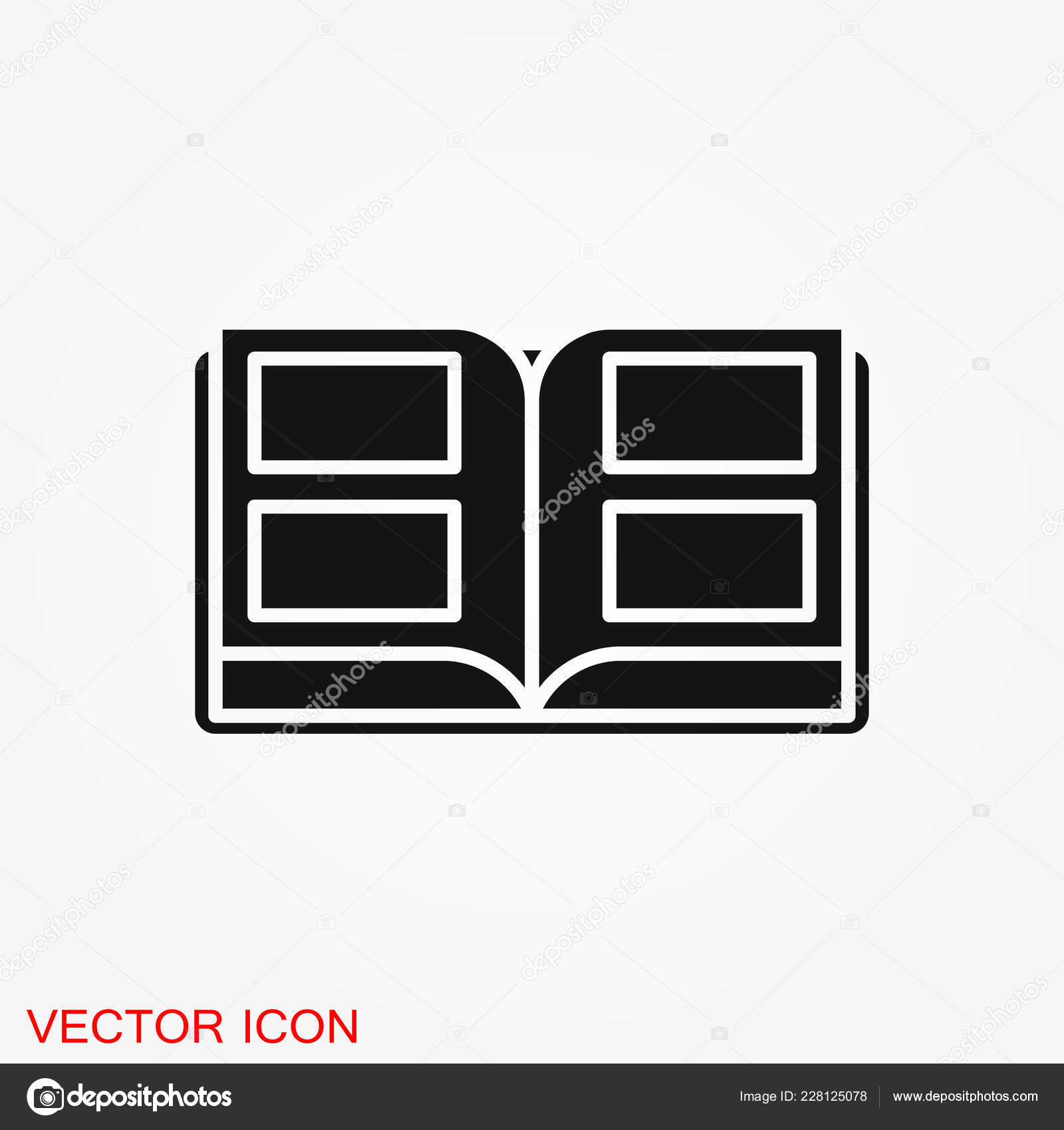Photo Album Icon Vector
