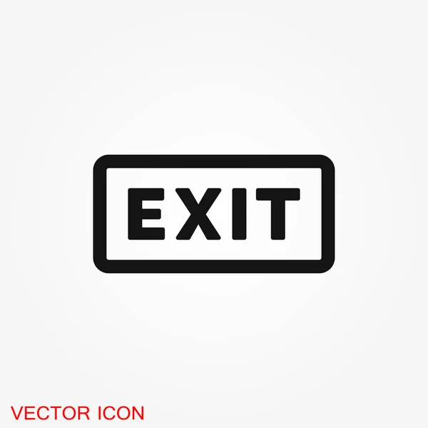 Icon exit sign images vectorielles, Icon exit sign vecteurs libres de ...