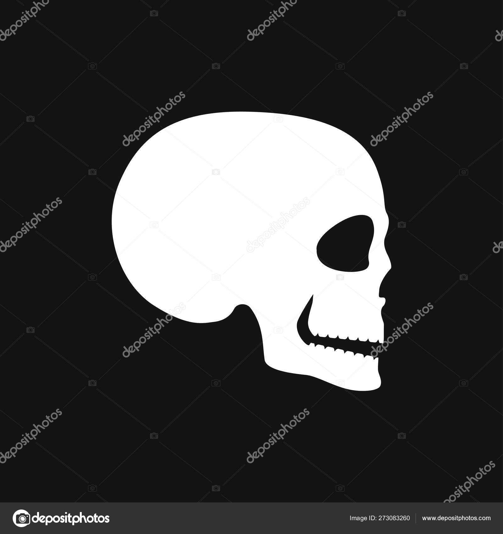 Skull icon vector sign symbol for design — Stock Vector © Ironsv #273083260