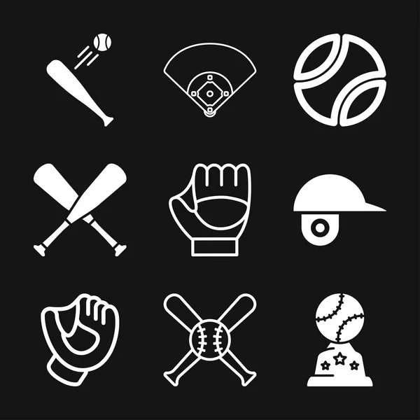 Icone di baseball Stock Photos, Royalty Free Icone di baseball Images | Depositphotos