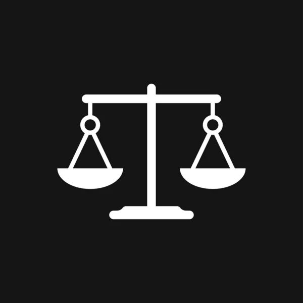 Justice Scales Icon Symbol Sign Weighing Scales Vector Illustration ...