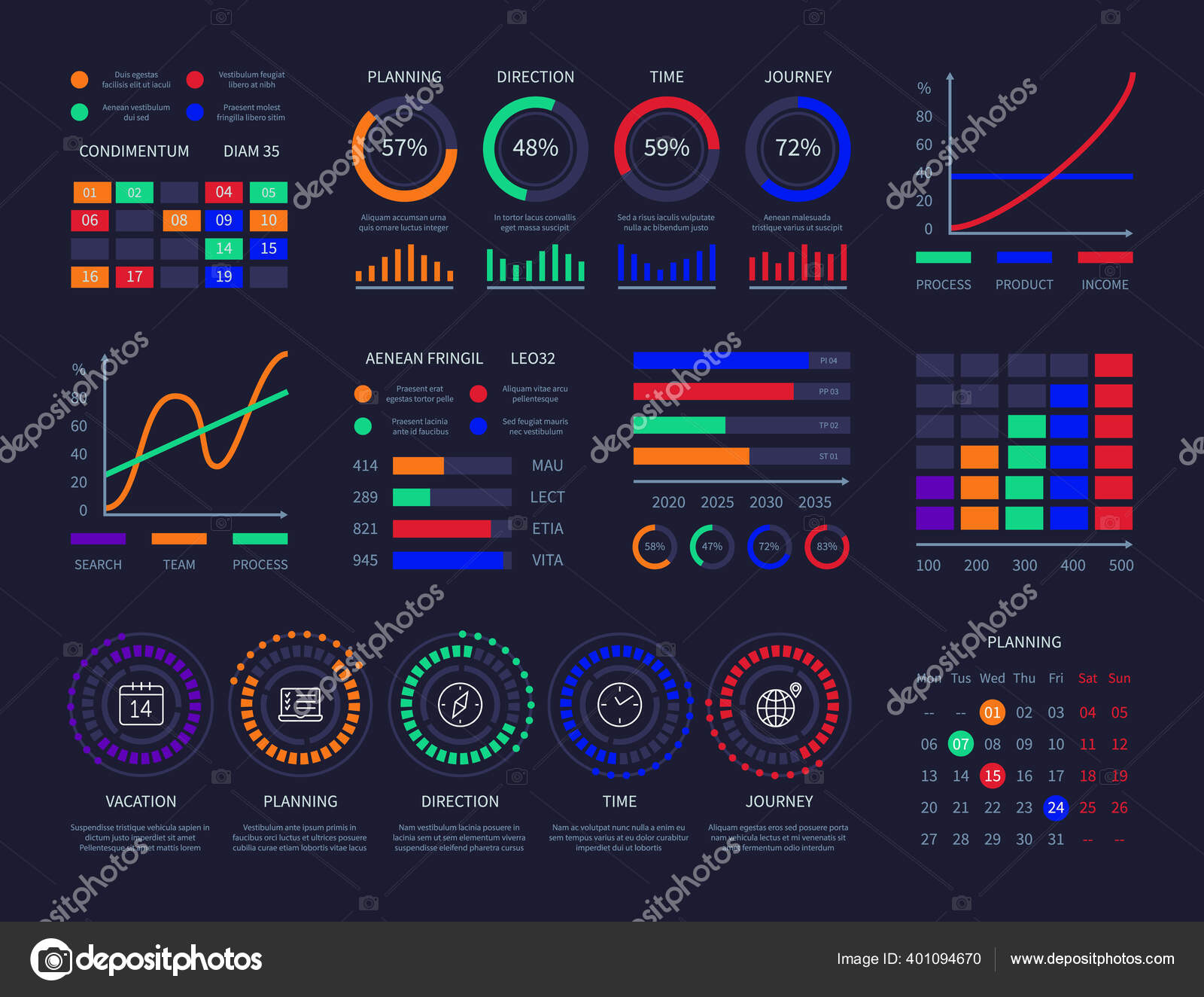 Infographic Dashboard Design