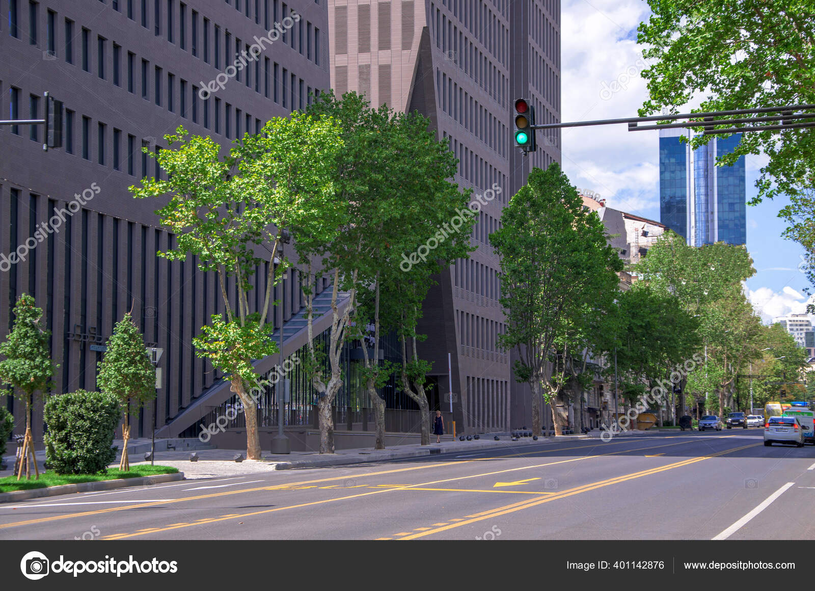 Chavchavadze Avenue Reconstruction Vake District Building Hilton Hotel ...